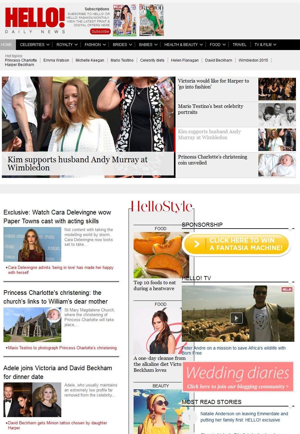 Hello! online in English