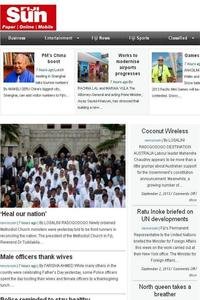 Fiji SUN online newspaper in English