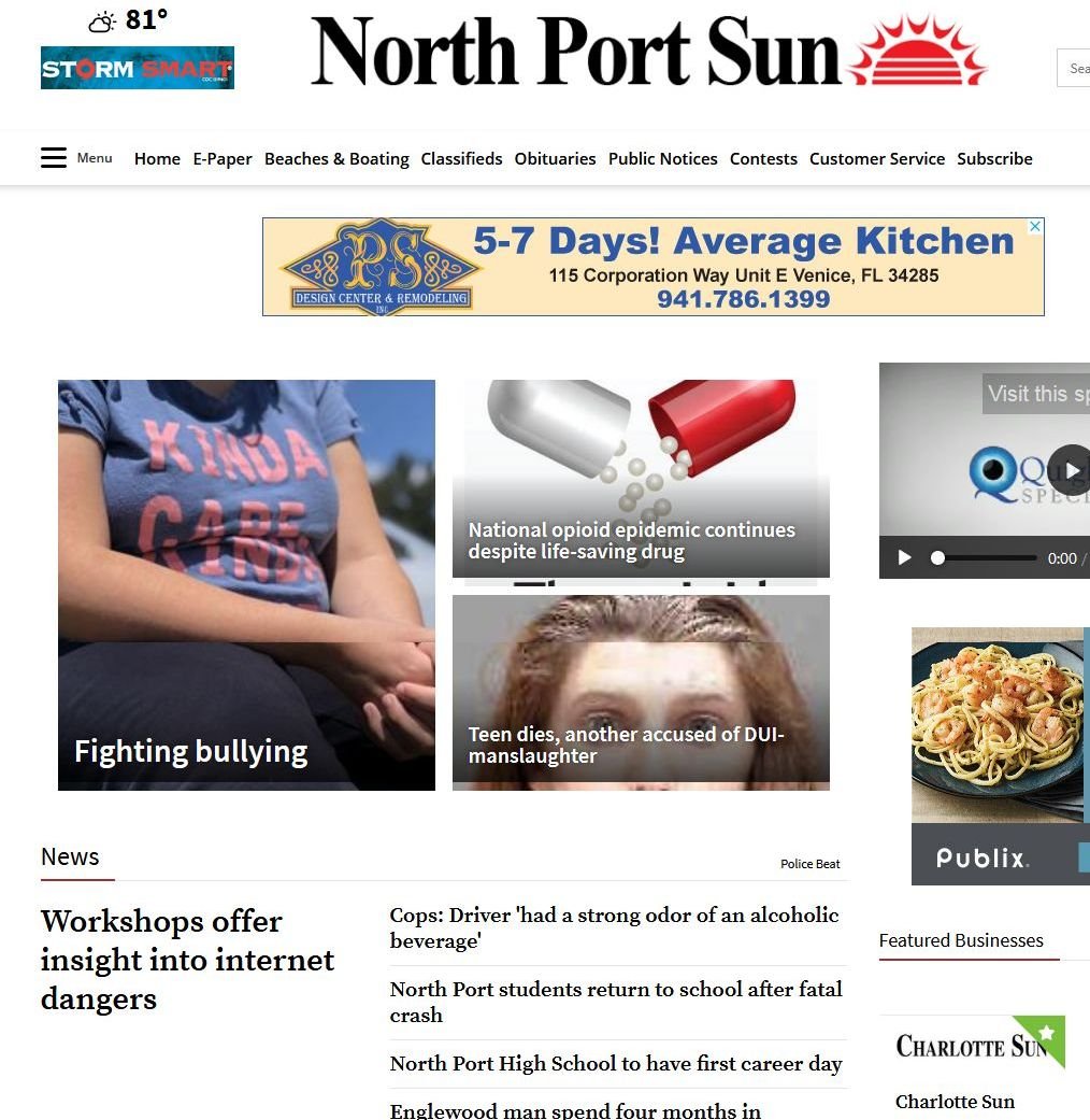 North Port Sun -Florida online newspaper in English